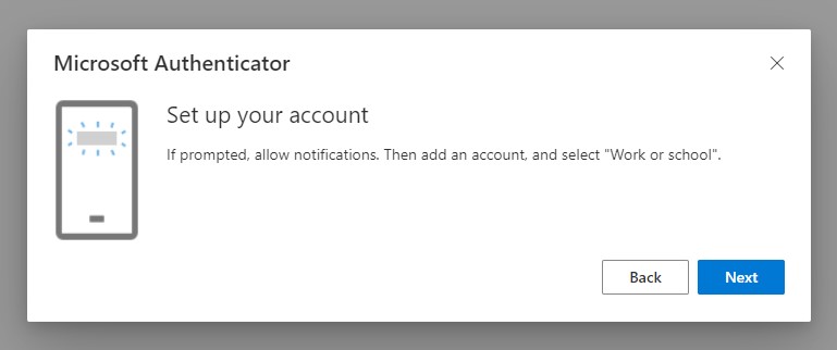 Migrate Microsoft auth app accounts to new mobile device