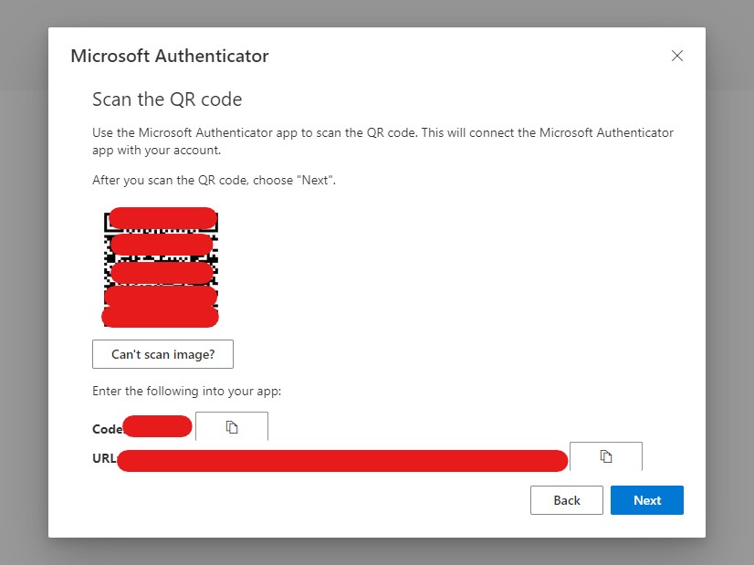 Migrate Microsoft auth app accounts to new mobile device